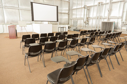 Modern press conference room | Business Images ~ Creative Market