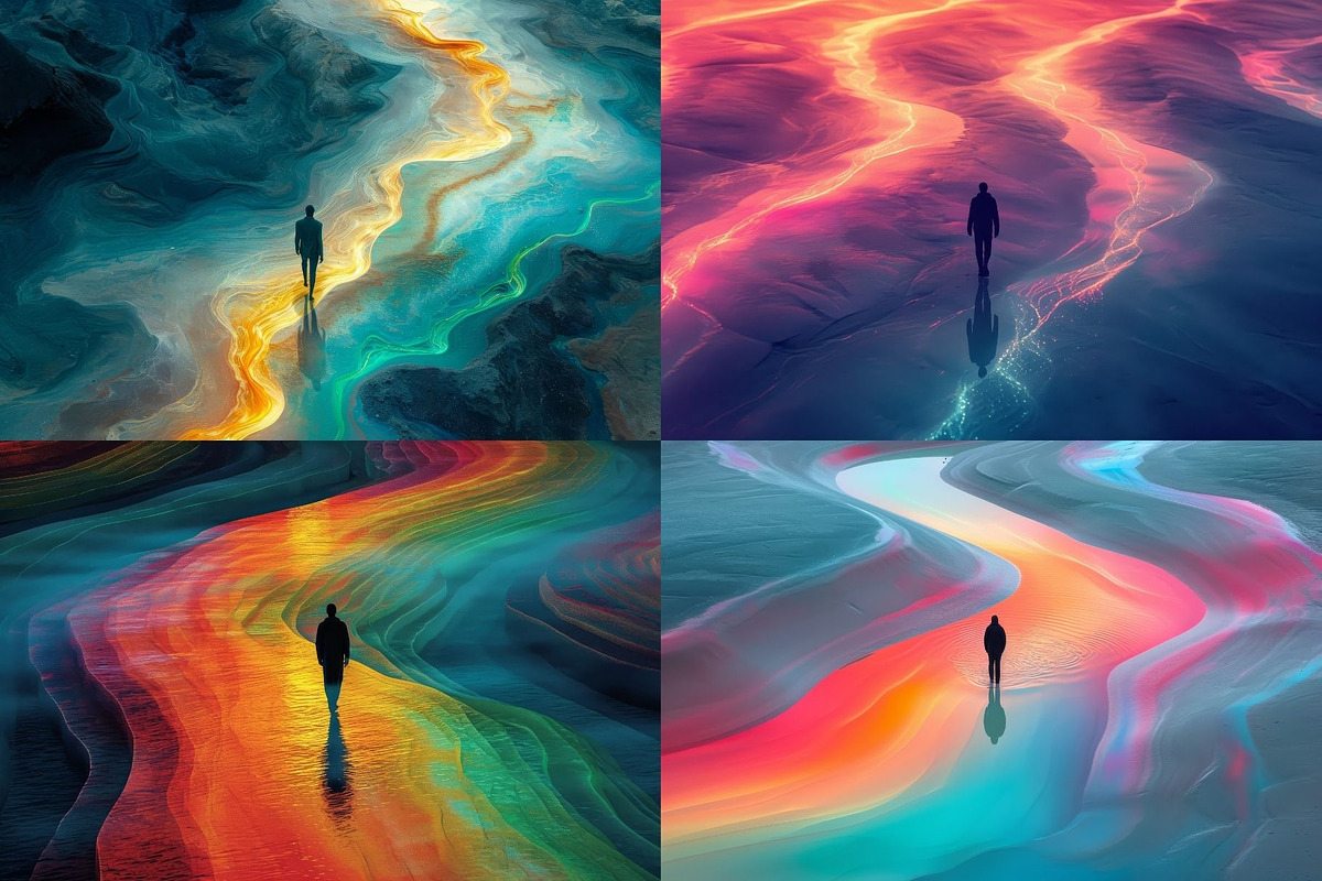 20 Solitary Spectrum Illustrations, a Person Illustration by HipFonts