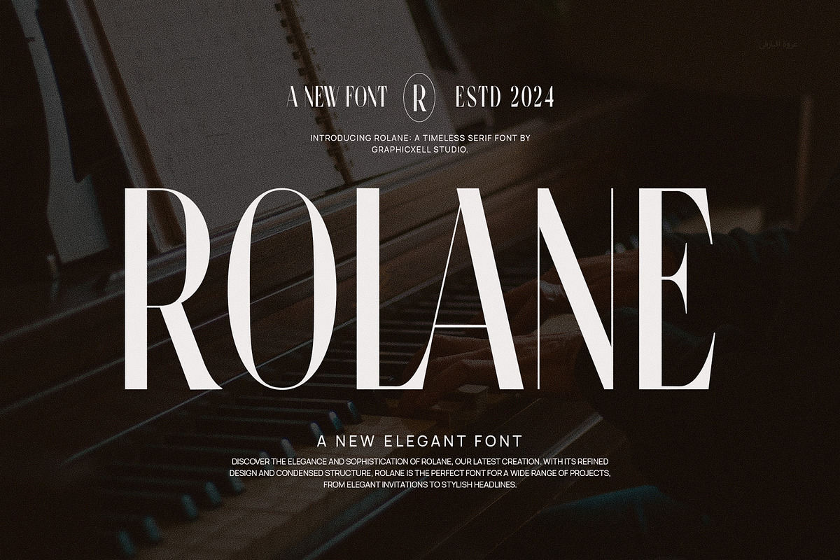 Rolane Elegant Serif Font by Graphicxell