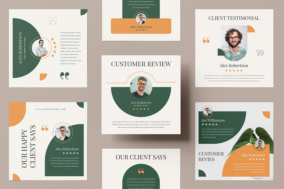 Customer Review Social Media Post