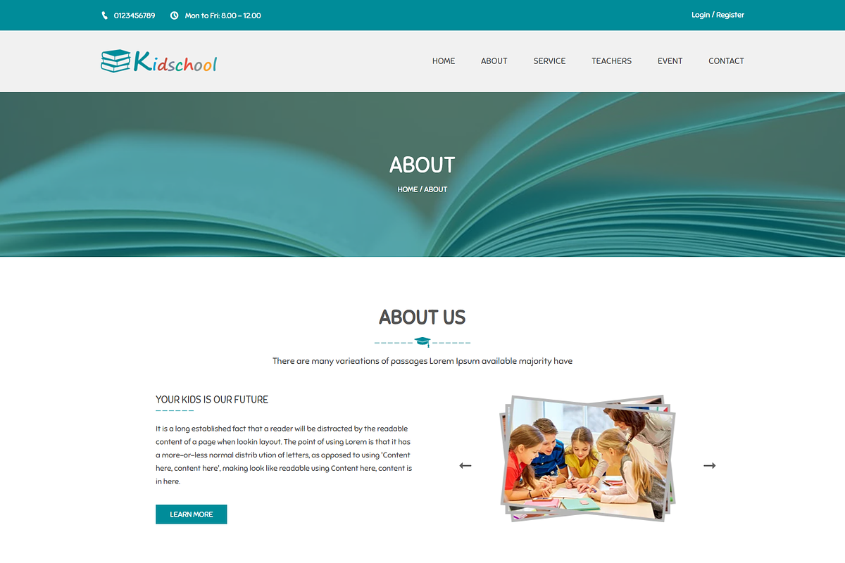 School HTML Template - Kidschool, a Bootstrap Template by HasThemes ...