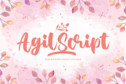 Agil Script - Handwritten Font, a Script Font by StringLabs