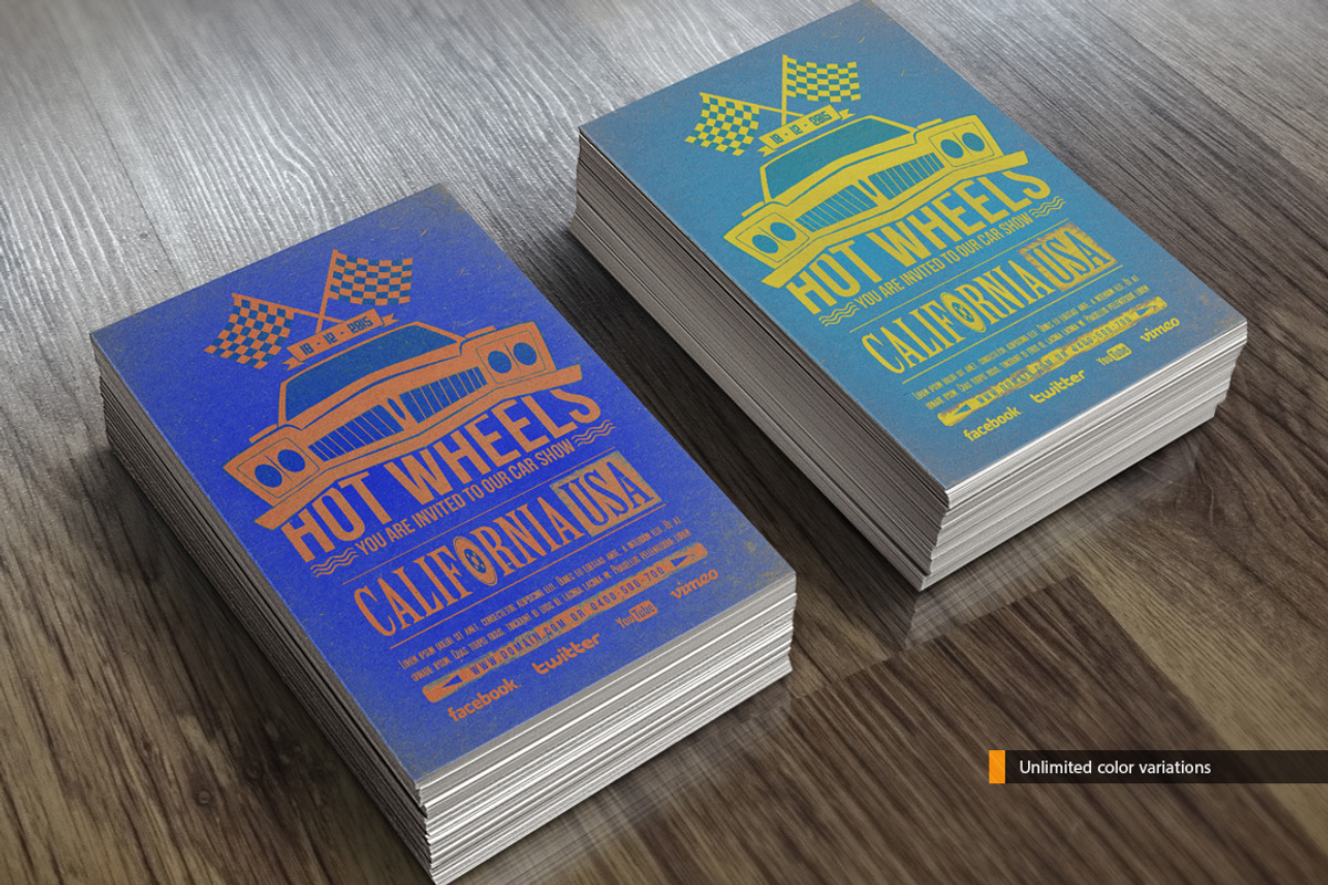 Car Show - Invitation, an Invitation Template by VectorMedia