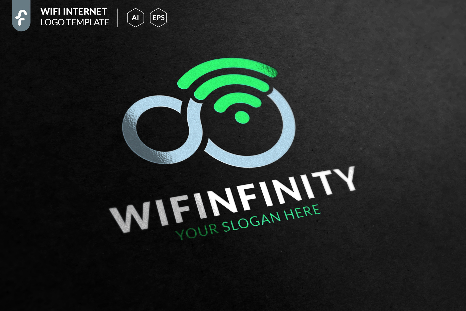 Wifi Internet Logo, a Branding & Logo Template by ft.studio