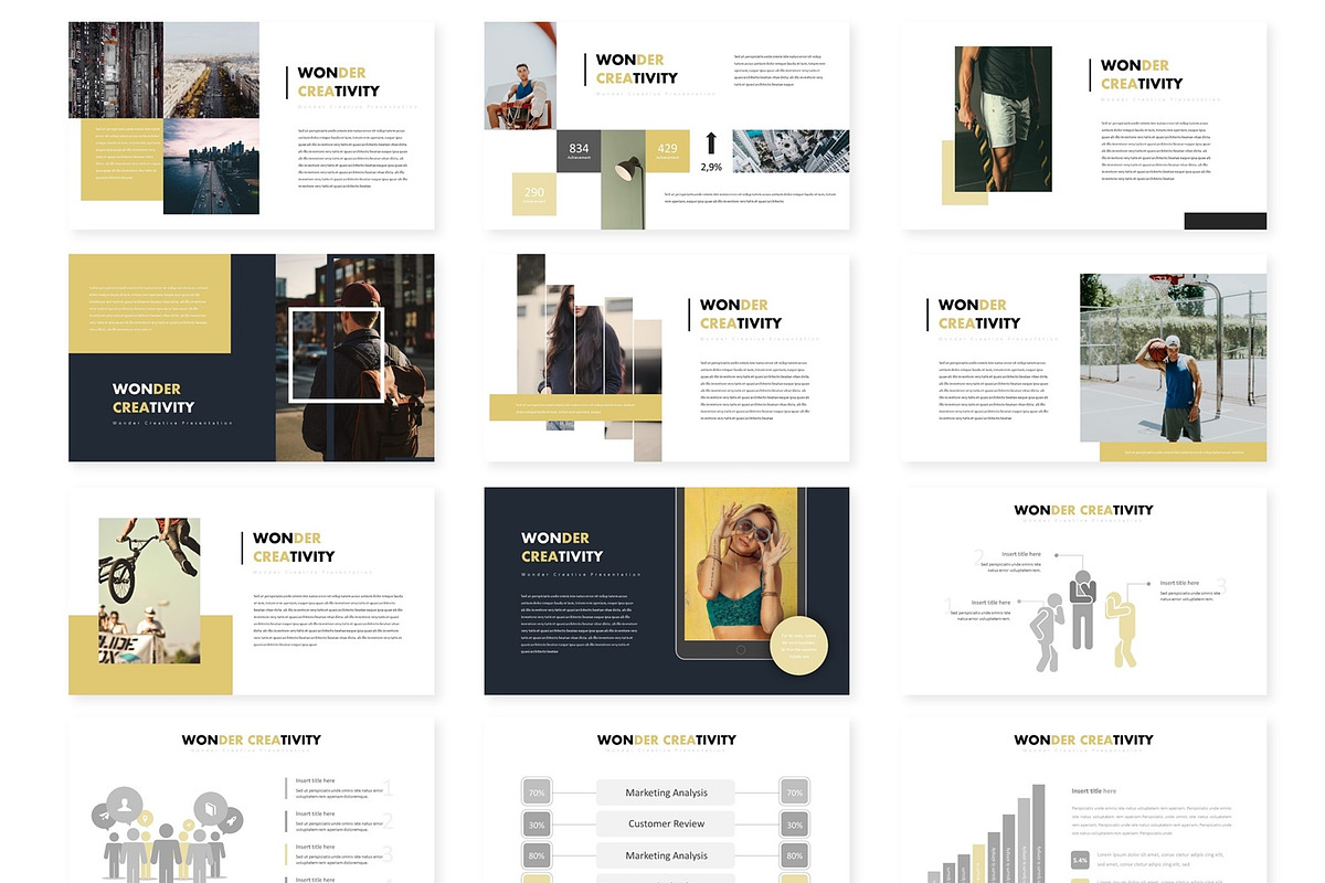 Wonder - Google Slides Template, a Presentation Template by AQR Studio