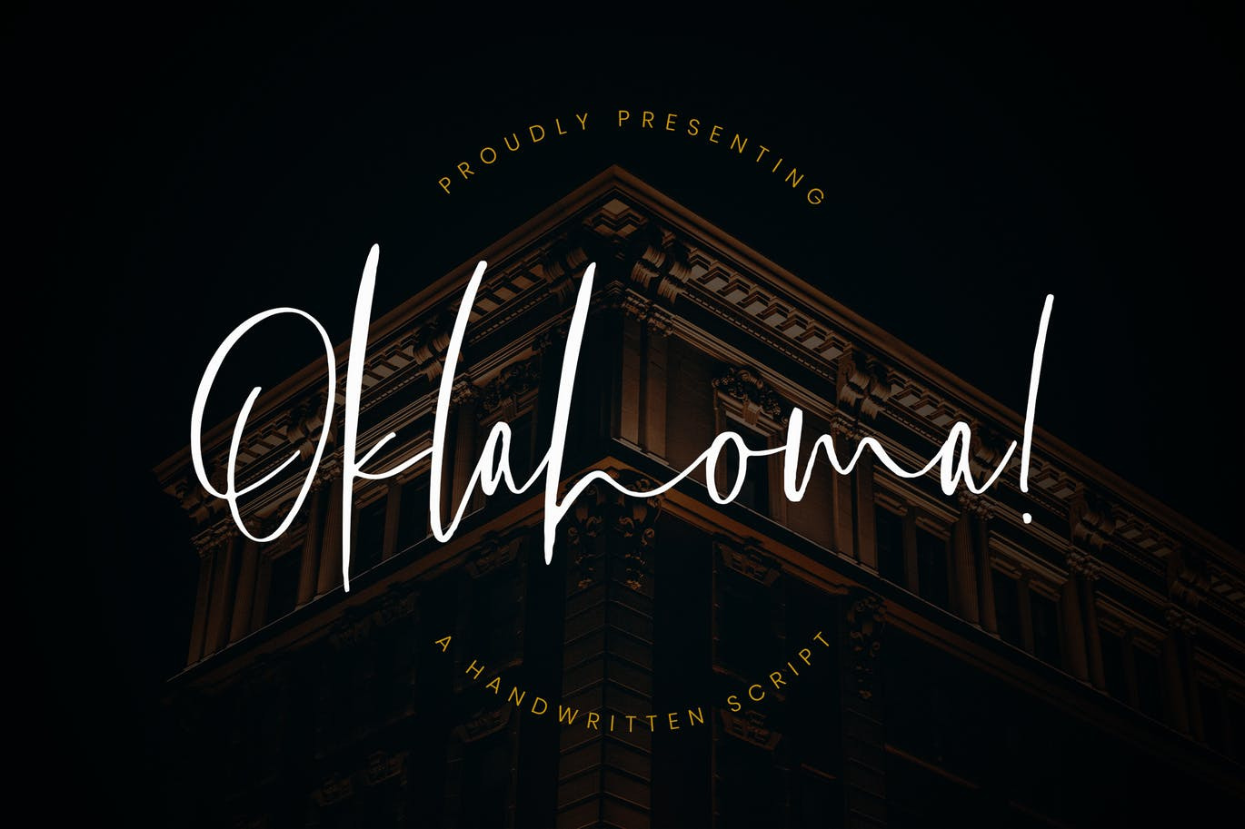 Oklahoma Handwritten Instagram Font, a Script Font by Creatype Studio