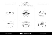 Type Template Vol. 2, a Branding & Logo Template by Misc. Loot Co.