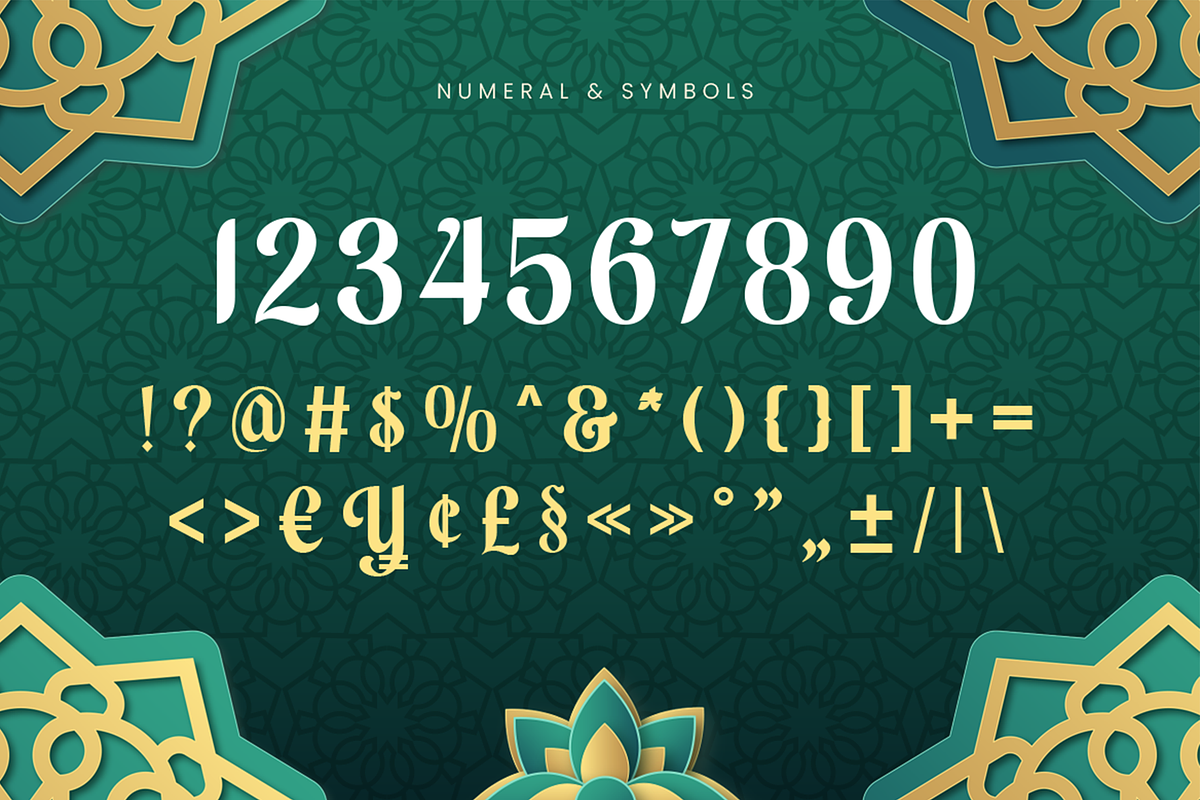 Rasyad - Elegant Arabic Ramadan Font, a Font by Pekotype