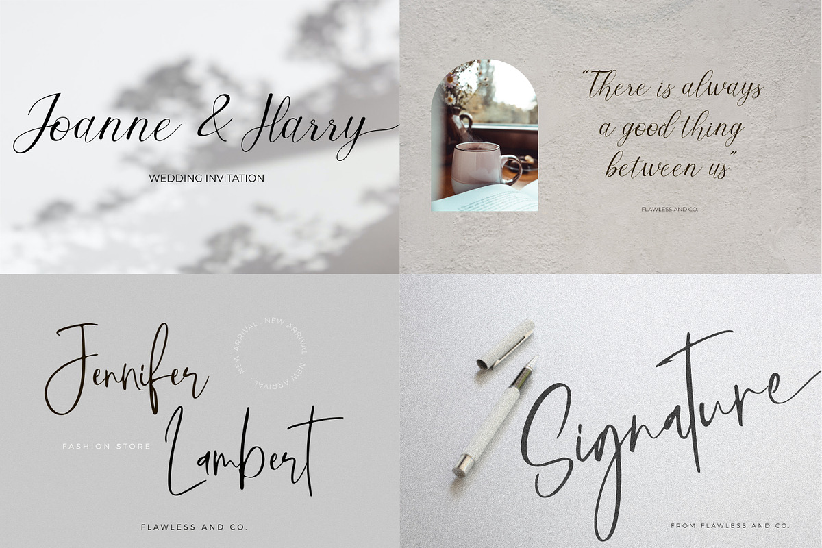 Modern Script Font Bundle