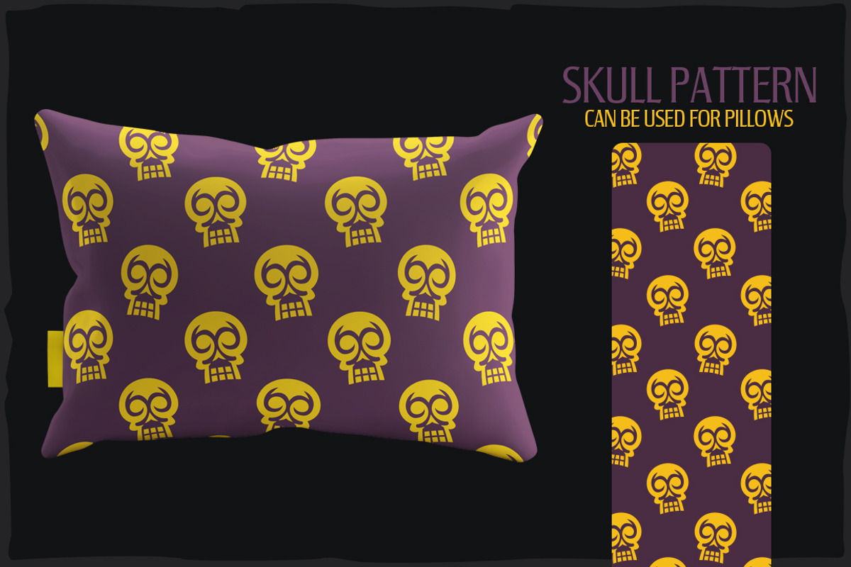 20 Skull Seamless Vector Patterns, a Pattern Graphic by pixaroma