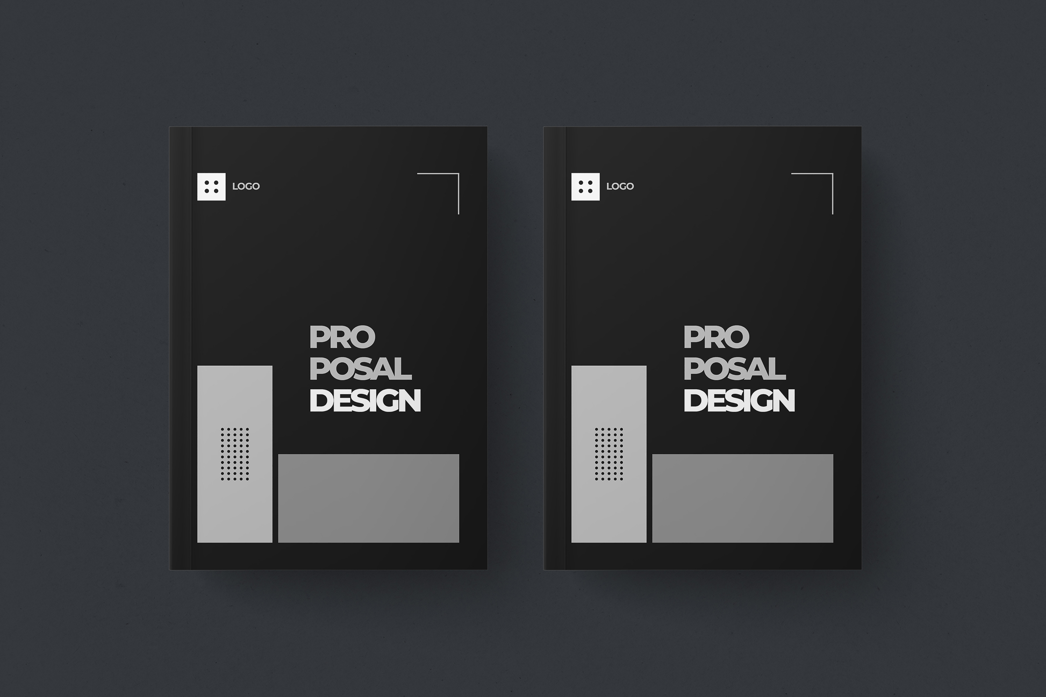 Black Proposal Design Template, a Magazine Template by mijli