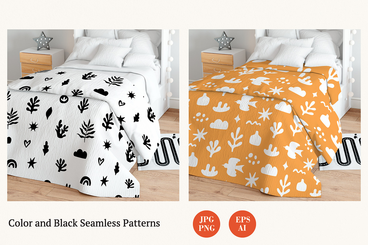 303 Modern Flora Shapes and Patterns, an Object Graphic by Katrinelly