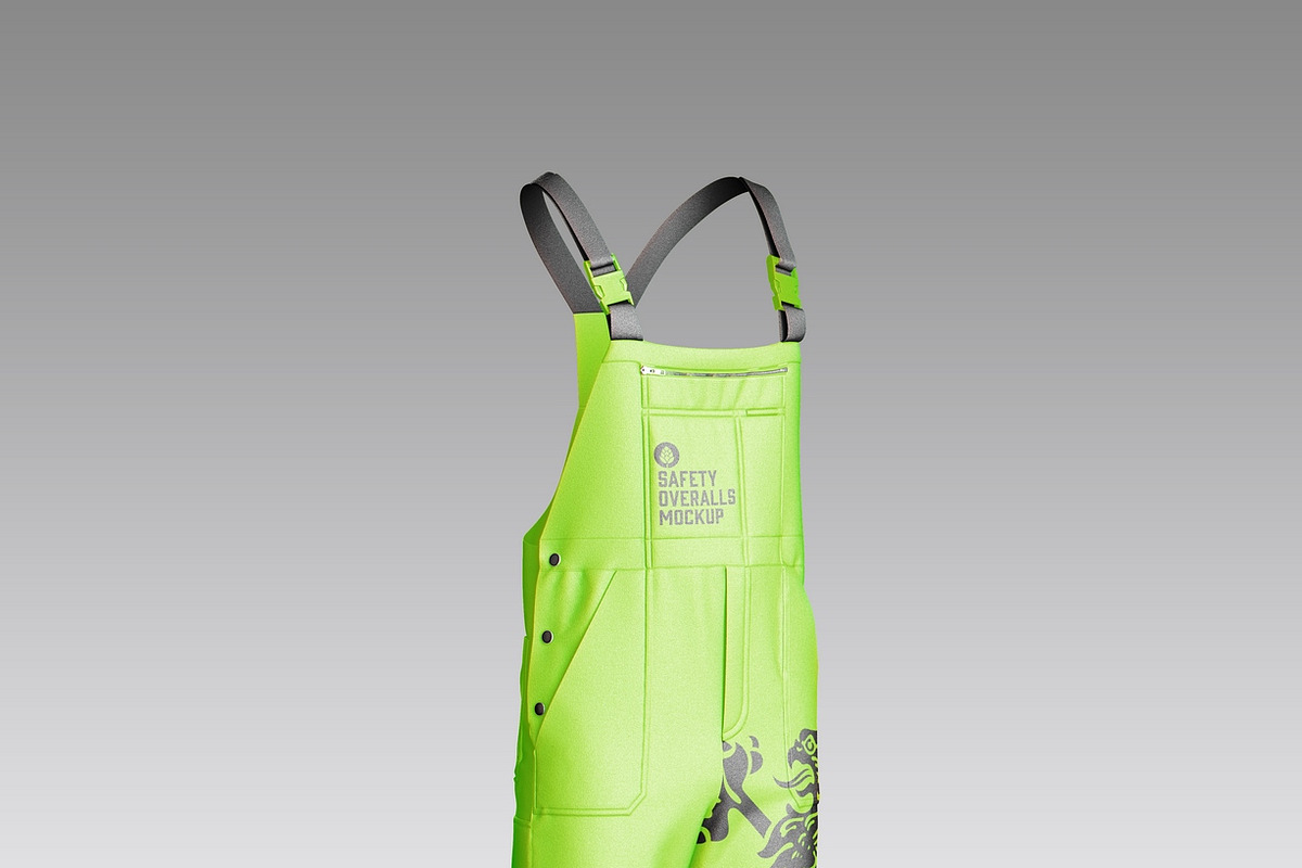 Work Overalls Mockup, a Product Mockup by OneVectorStock