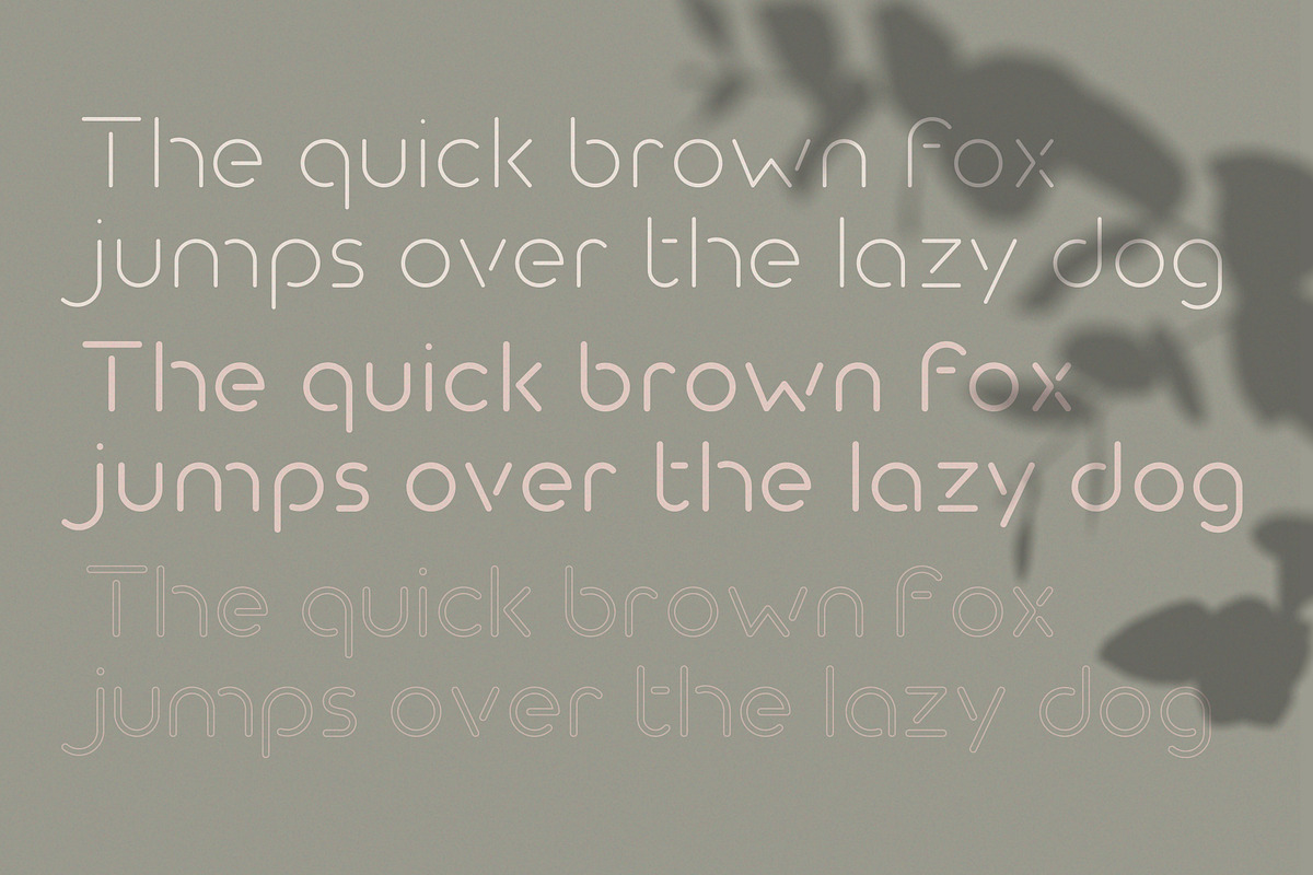 Nuova - Modern Round Stencil Font, a Sans Serif Font by Anna Zakharchenko