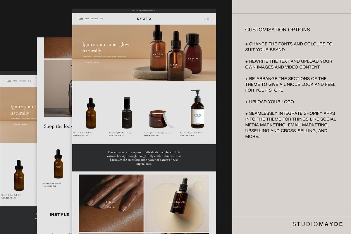 KYOTO | Neutral Shopify Theme, a Shopify Template by Studio Mayde