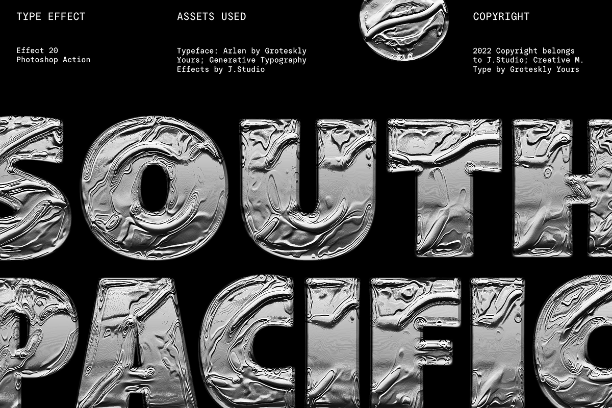 Generative Type Effects, an Action Add-On by J.Studio | Creative Market