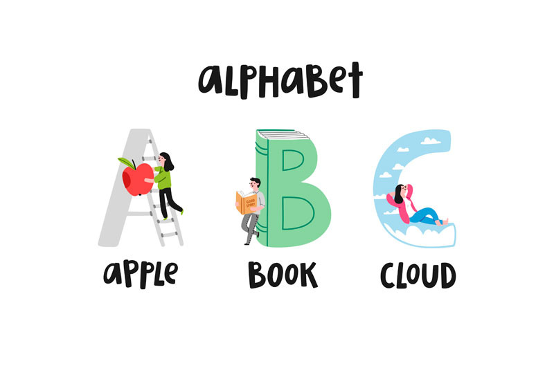 Alphabet, an Education Illustration by Stolenpencil