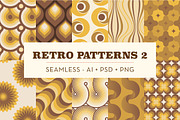Retro Patterns 2, a Pattern Graphic by kloroform