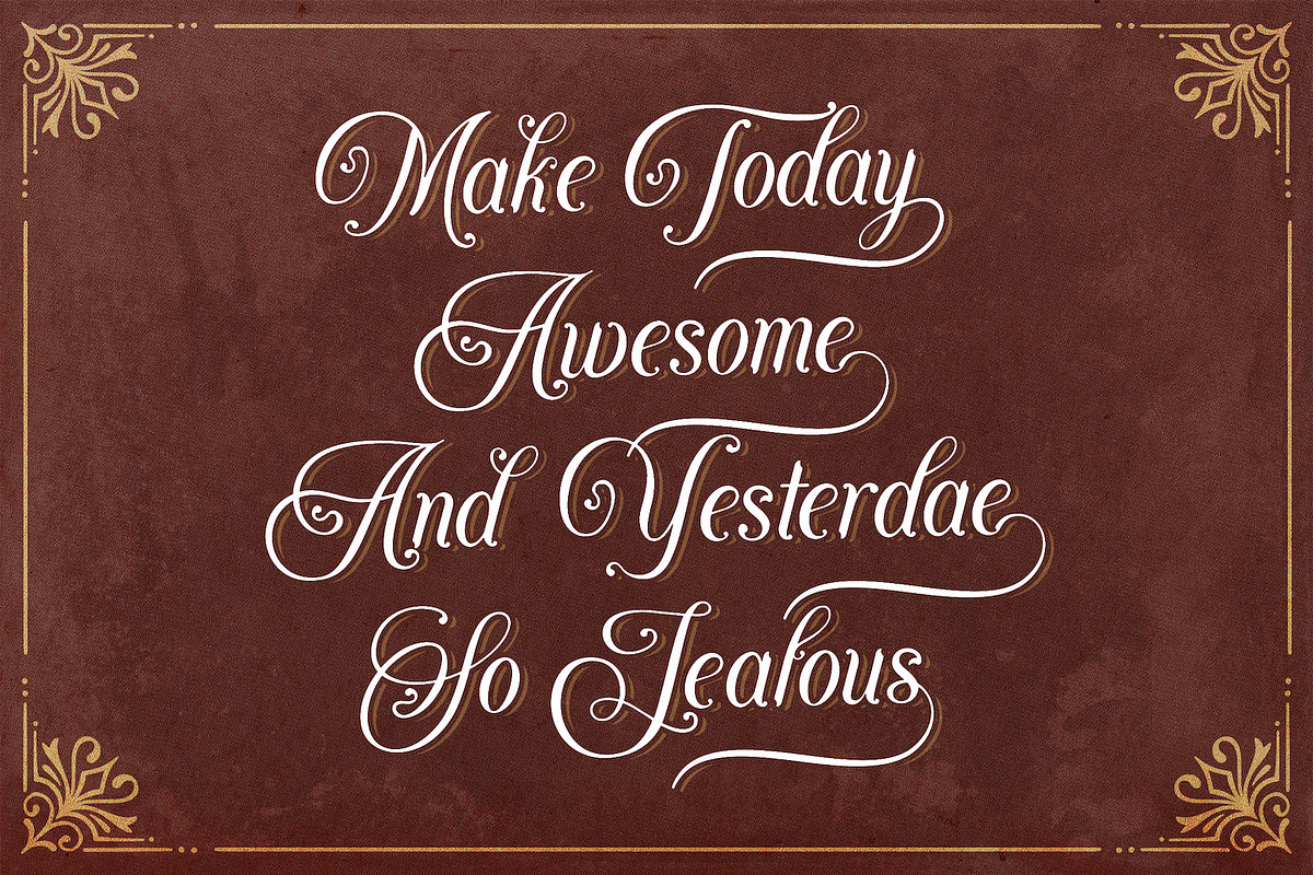 Agenda King - Vintage Script Font, a Script Font by StringLabs