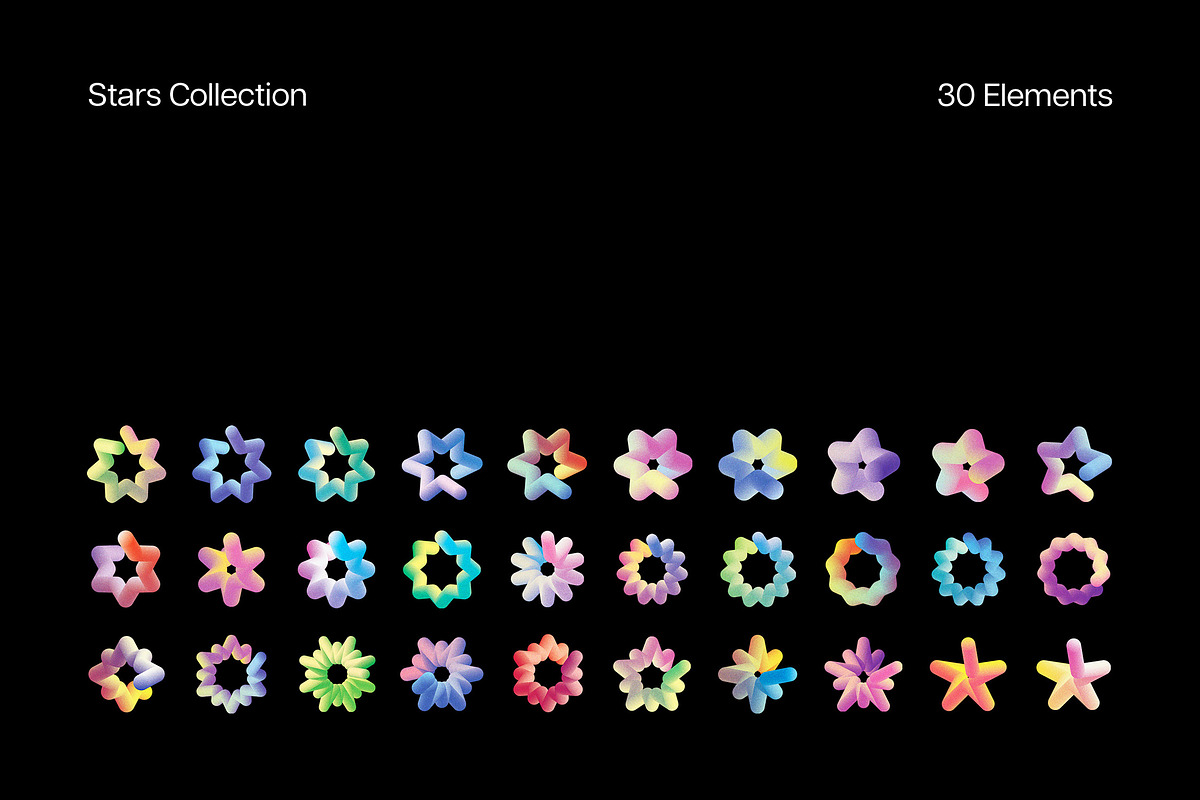 Blender: Gradient Blends Collection, an Object Graphic by pixelbuddha.net