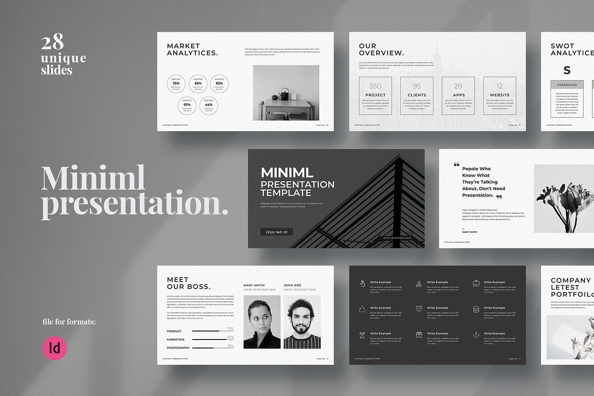 Minimal Presentation Template, a Presentation Template by evgenystudio