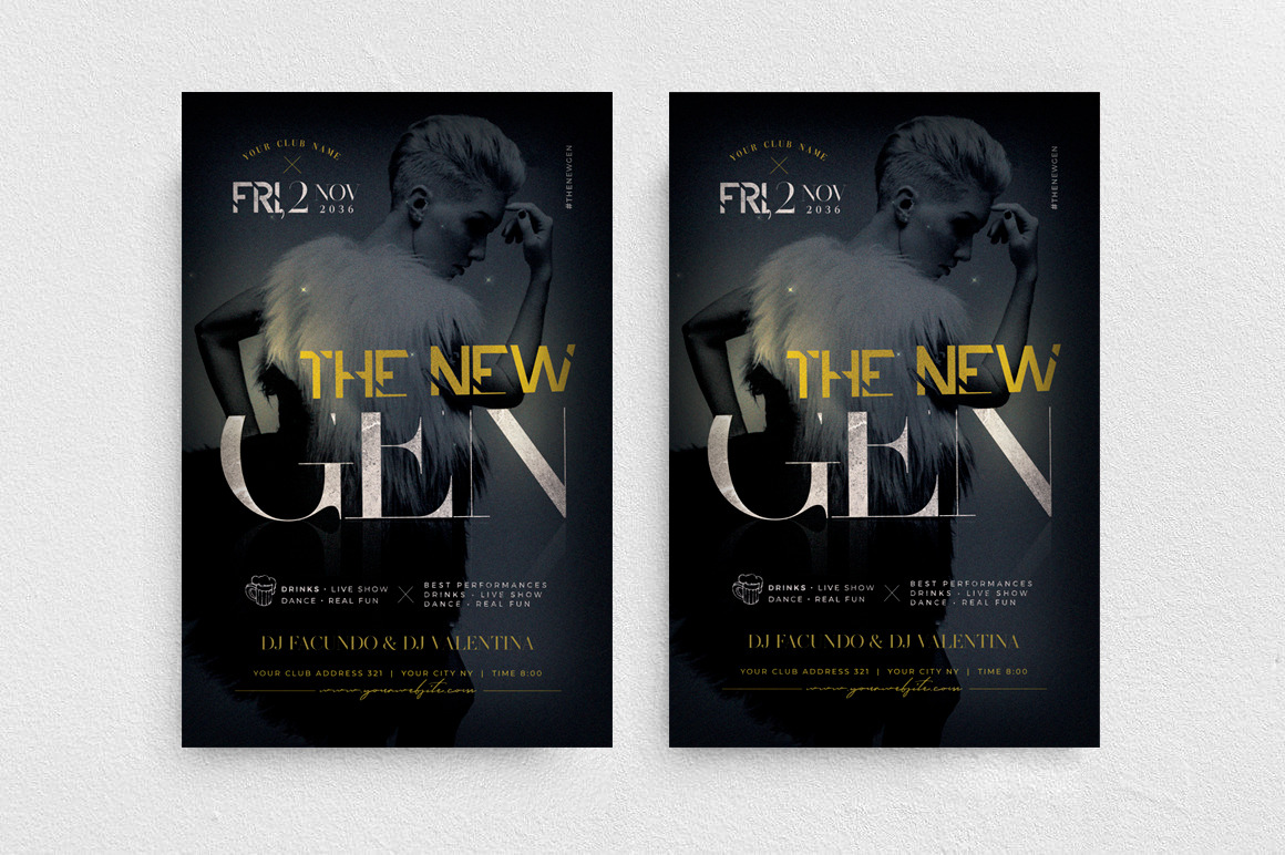 The New Gen Flyer Template, a Flyer Template by Touringxx Creative Studio