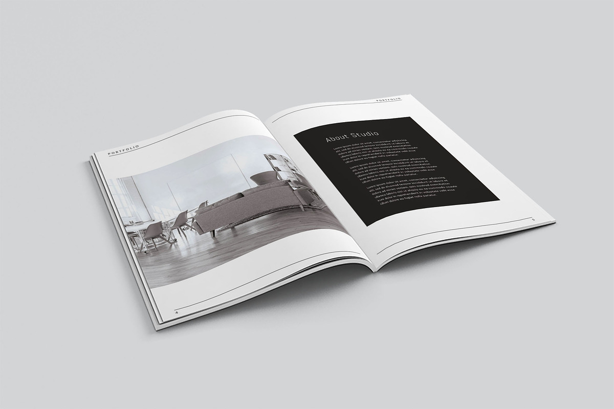 Minimalis Portfolio, a Magazine Template by AQR Studio