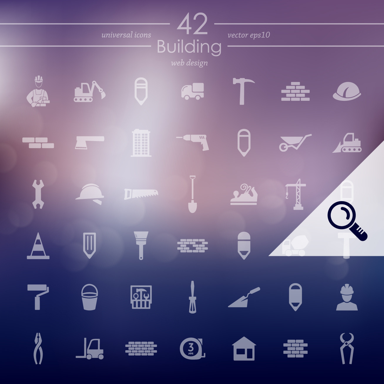 42 BUILDING icons, an Icon by Palau