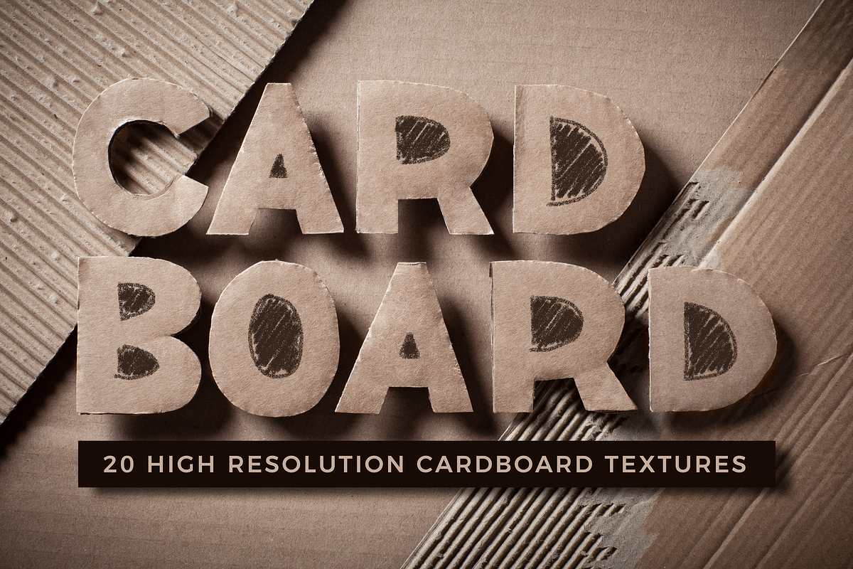 Cardboard 20, a Texture Graphic by Mint Pixels