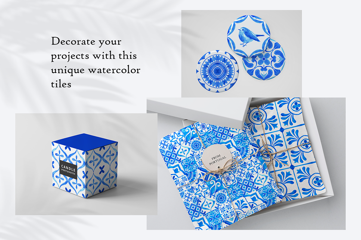 AZULEJOS. Hand painted tiles., a Decorative Illustration by Liliia ...