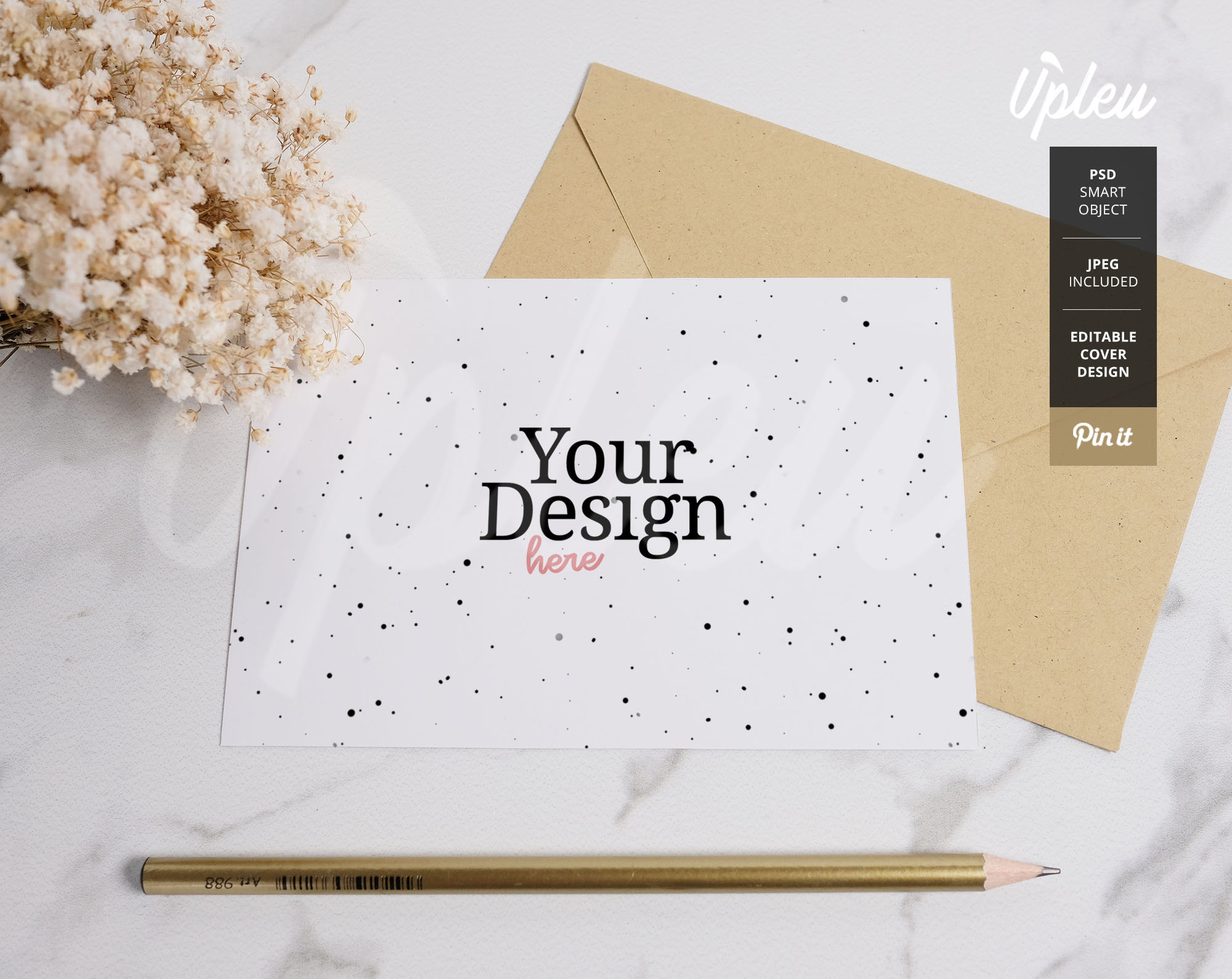 4" x 6" Card Mock Up 7 | Print Templates ~ Creative Market