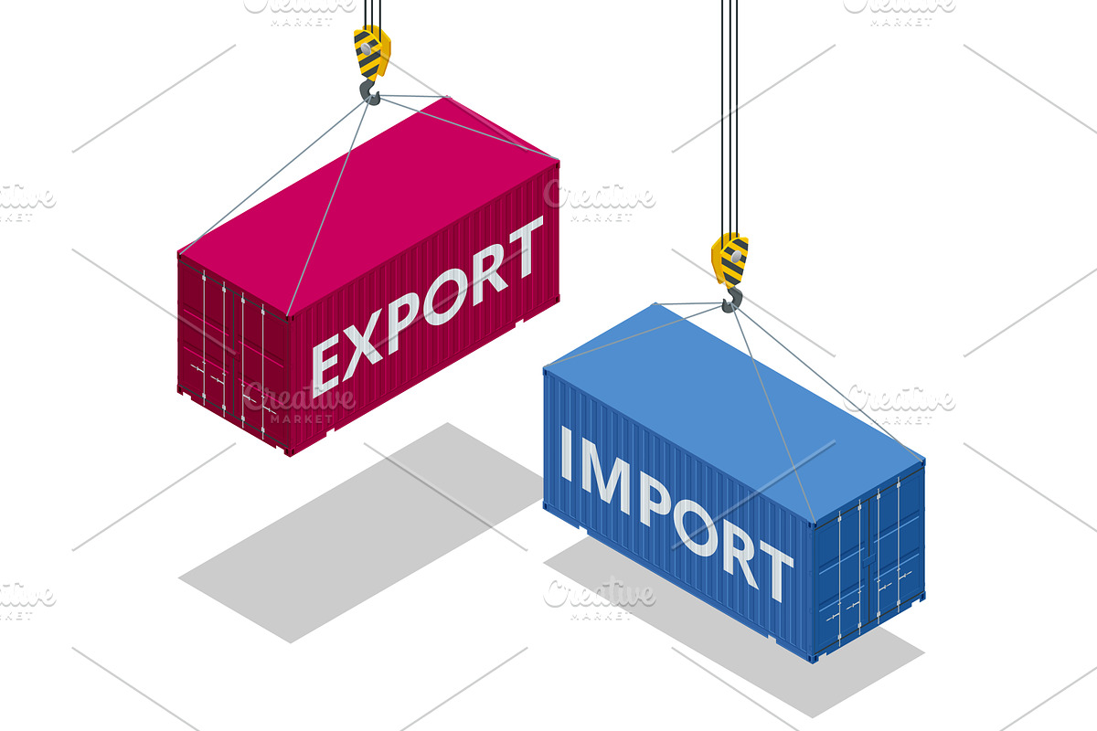 Isometric global trade, distribution, a Work Illustration by Golden Sikorka