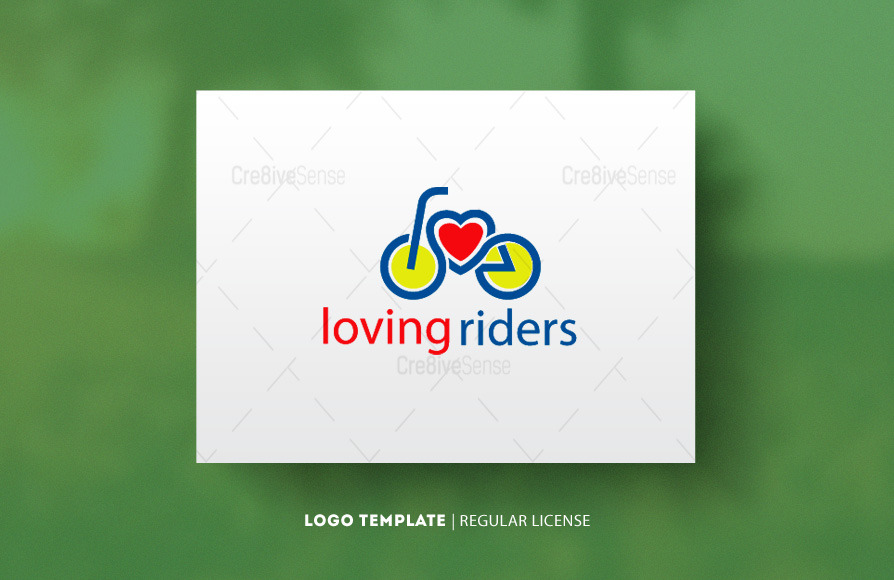 Loving Riders Logo, a Branding & Logo Template by Cre8iveSense