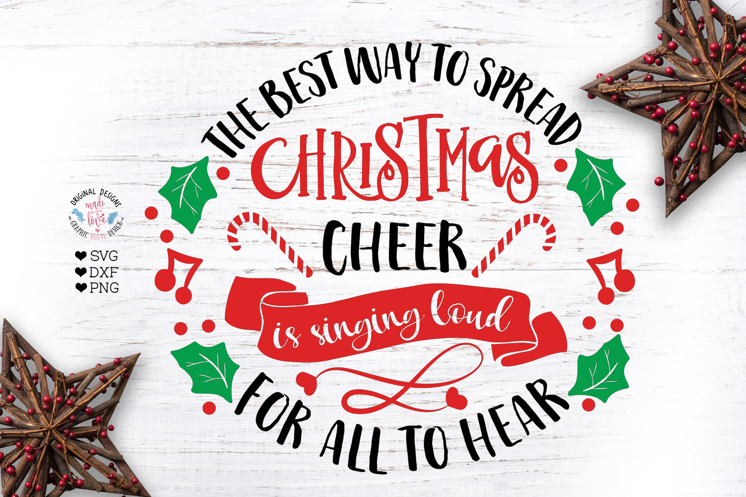 Spread Christmas Cheer, a Decorative Illustration by Graphic House ...