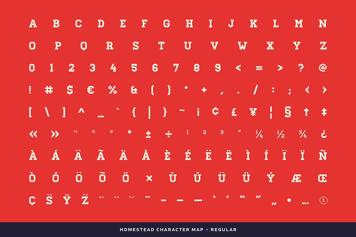 Homestead Font Family