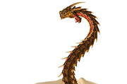 3DFoin - Dragon Worm, a Characters & Person 3D Model by 3DRT.com