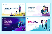 Set of Web Page Design Templates, a Templates & Theme by PureSolution