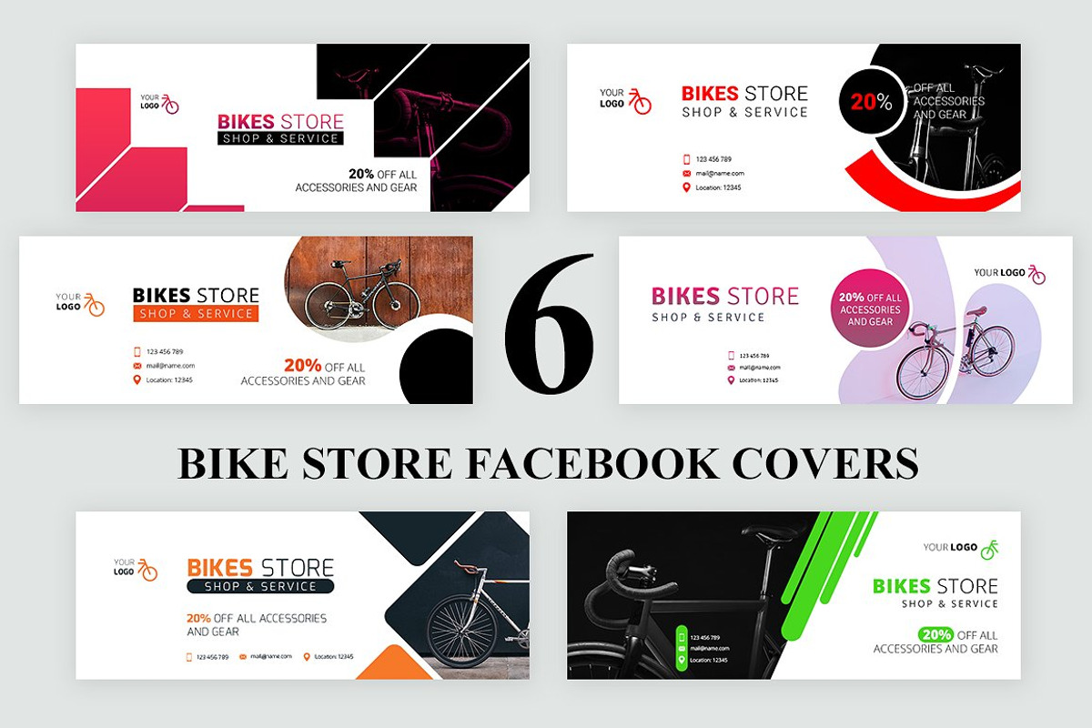 Facebook Covers, a Social Media Template by UNIK Agency