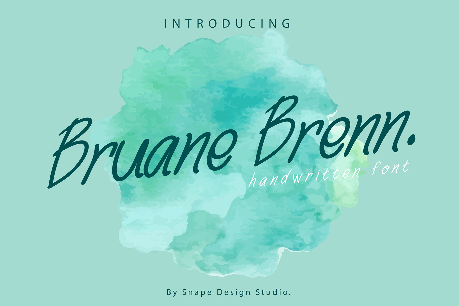 Bruane Brenn - Handwritten Font | Creative Market
