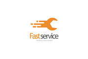 fast service logos, a Branding & Logo Template by Logocreative
