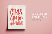 Girls can do anything, a Decorative Illustration by Good Studio