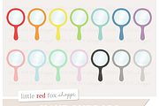 Hand Mirror Clipart, an Illustration by Little Red Fox Shoppe