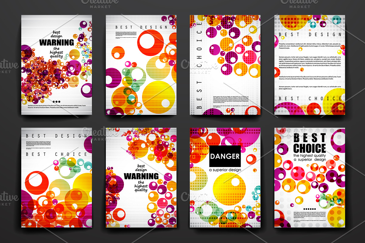 Colourful brochure templates, a Brochure Template by Palau