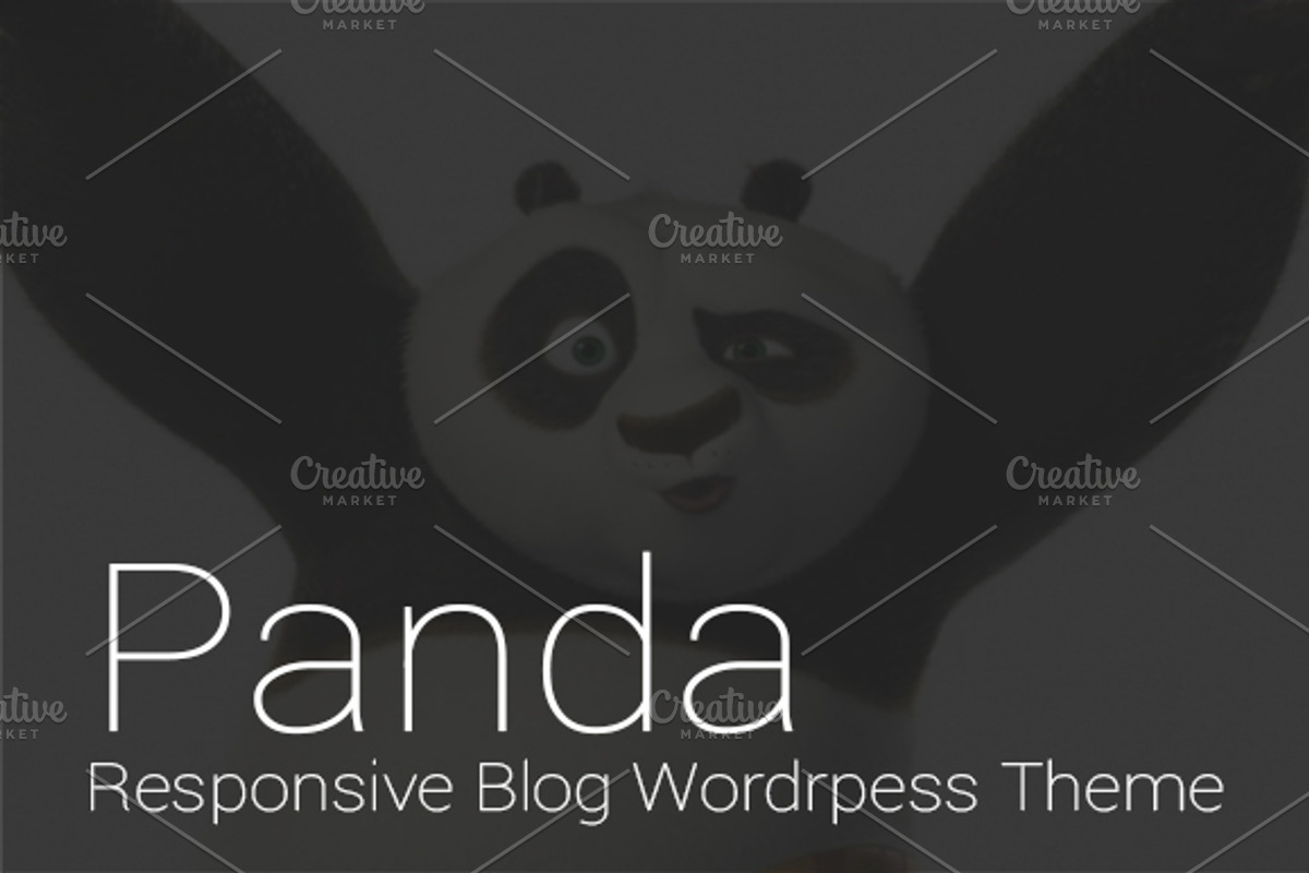 Panda Responsive WordPress Theme, a WordPress Template by Marko Banovic