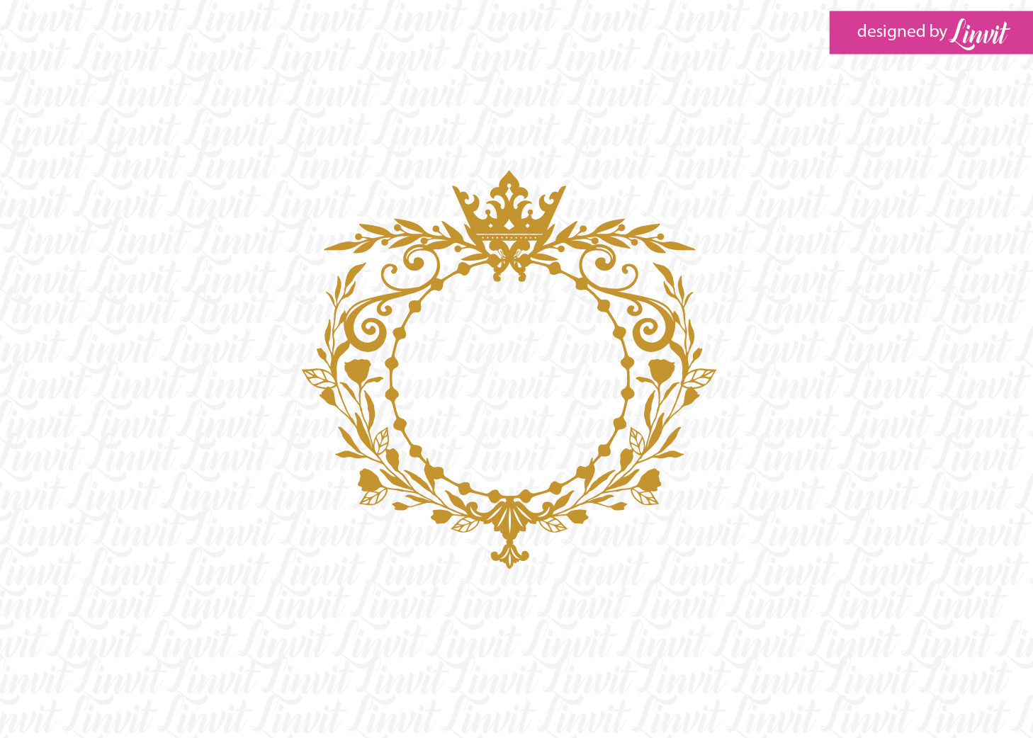 Royal Wedding Logo, a Branding & Logo Template by Linvit | Creative Market