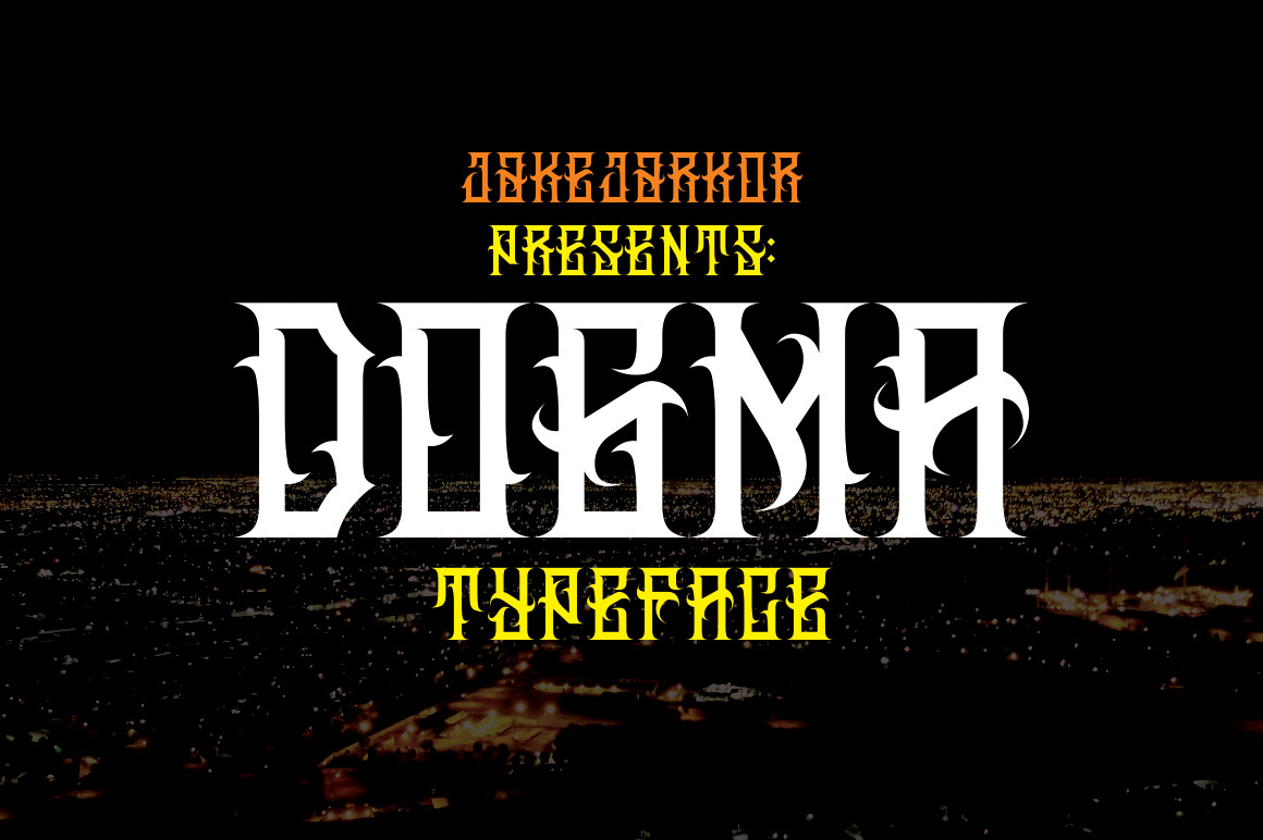 DOGMA, a Blackletter Font by jakejarkor