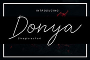 Donya, a Script Font by edcreative