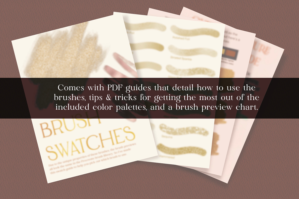 Metallic Texture Overlay Brushes, a Brush Add-On by The Creative Bix