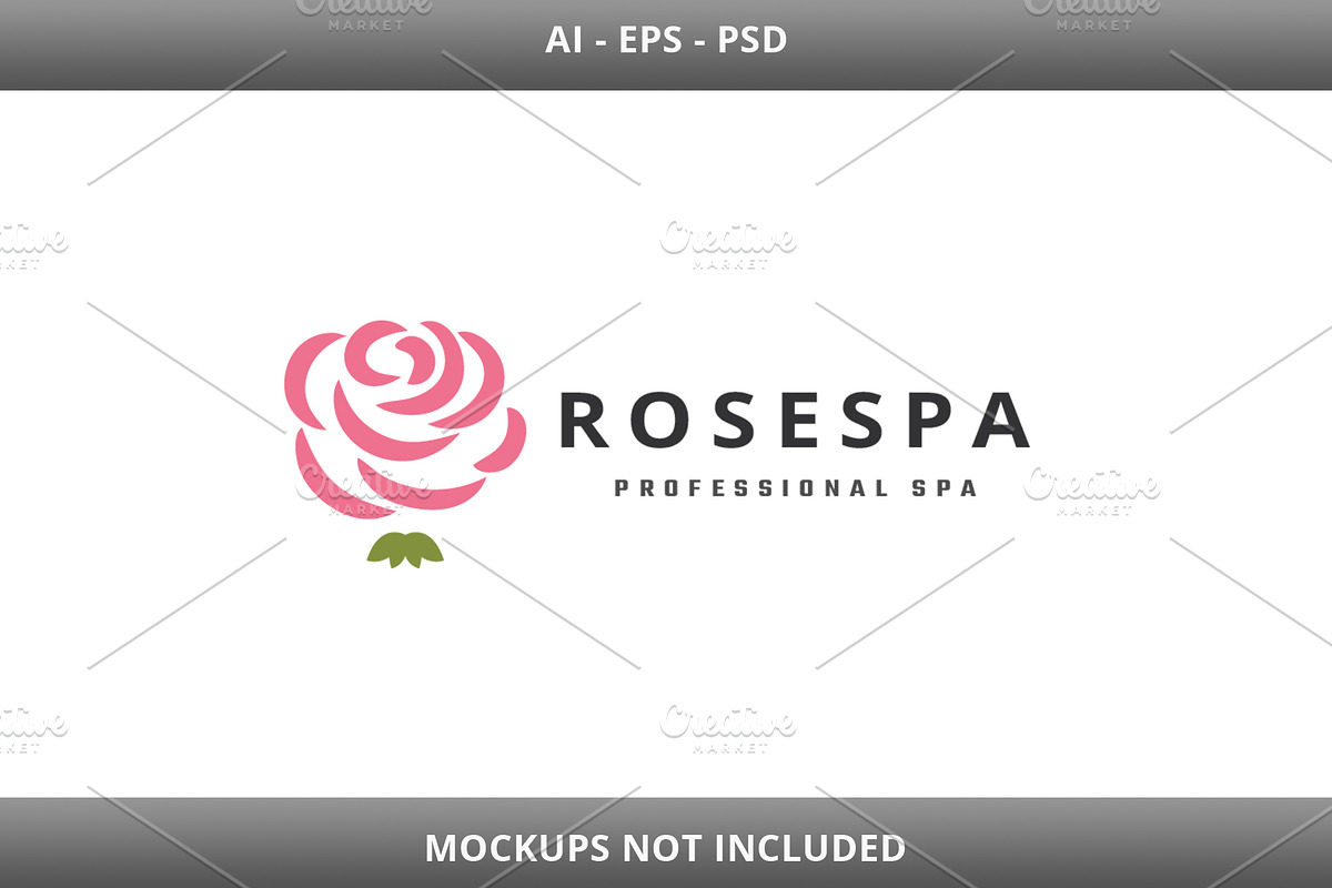 Rose Spa Logo, a Branding & Logo Template by Design_Planet | Creative ...
