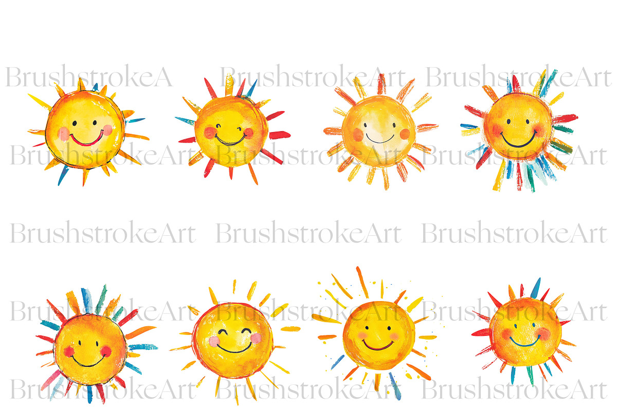 Smiling Sun Clipart, Happy Smiling Sun